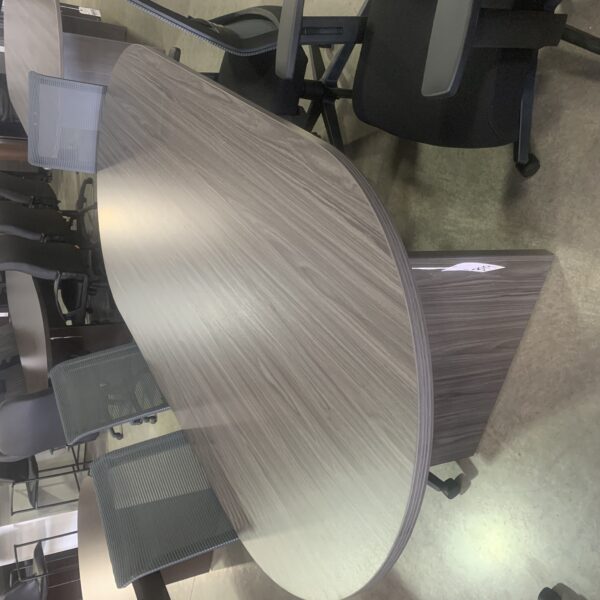 OSP SLATE GRAY 8′ OVAL CONFERENCE TABLE – Pearce Office Furniture