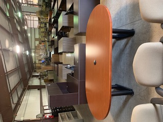 CHERRY COLOR 8′ OVAL CONFERENCE TABLE – Pearce Office Furniture