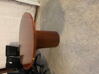 CHERRY WOOD VENEER 42″ ROUND TABLE – Pearce Office Furniture